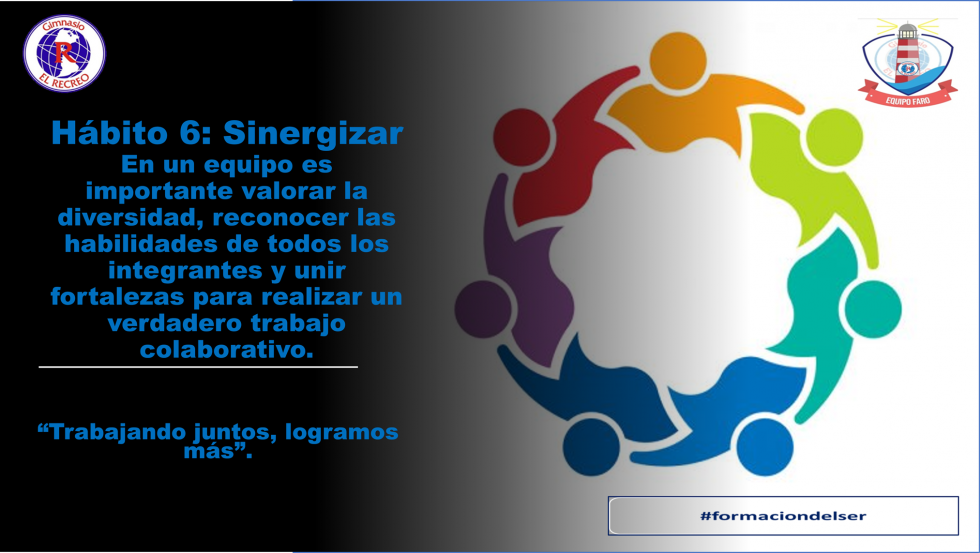 Hábito 6: Sinergizar | Gimnasio El Recreo